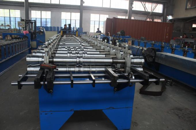 Colors Steel Standing Seam Roll Forming Machine , Standing Seam Metal Roof Machine